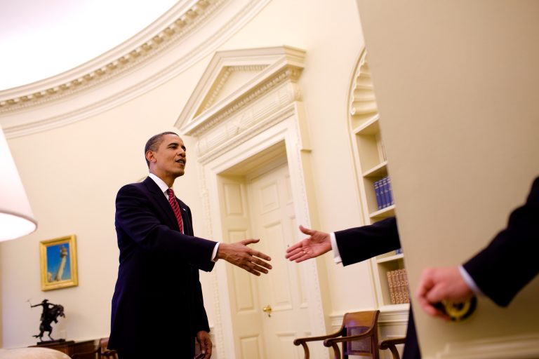 obama-handshake | Adecco Staffing, USA Blog